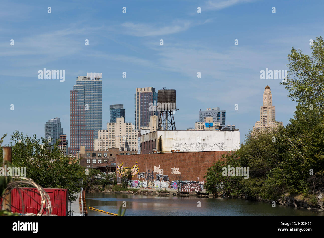 Gowanus, South Brooklyn. Aug, 2016. New York City, U.S.A Stock Photo ...
