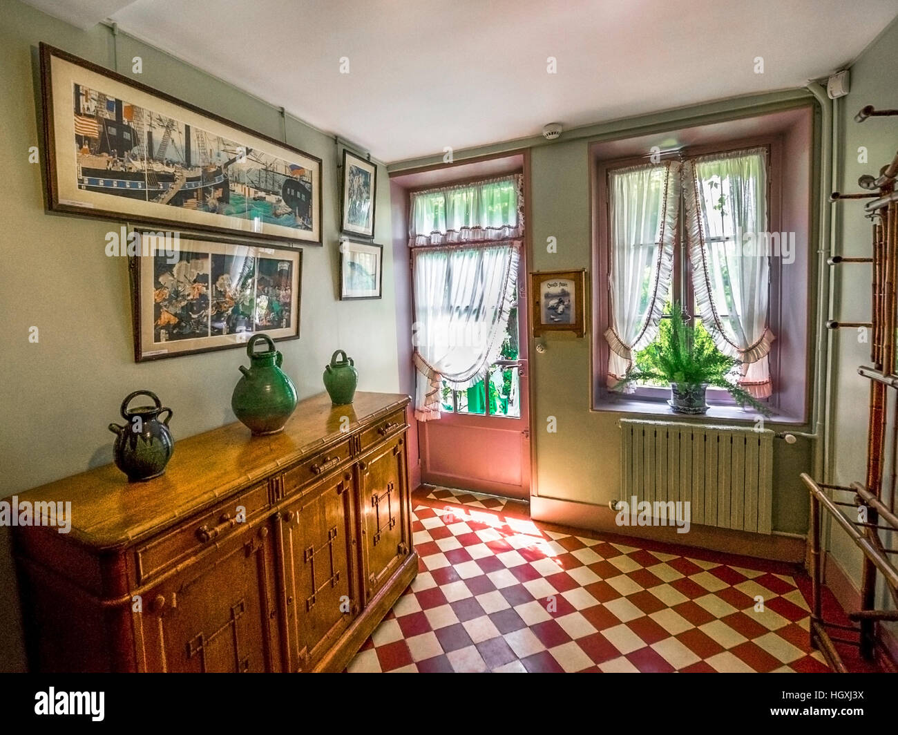 Monet house interior hi-res stock photography and images - Alamy