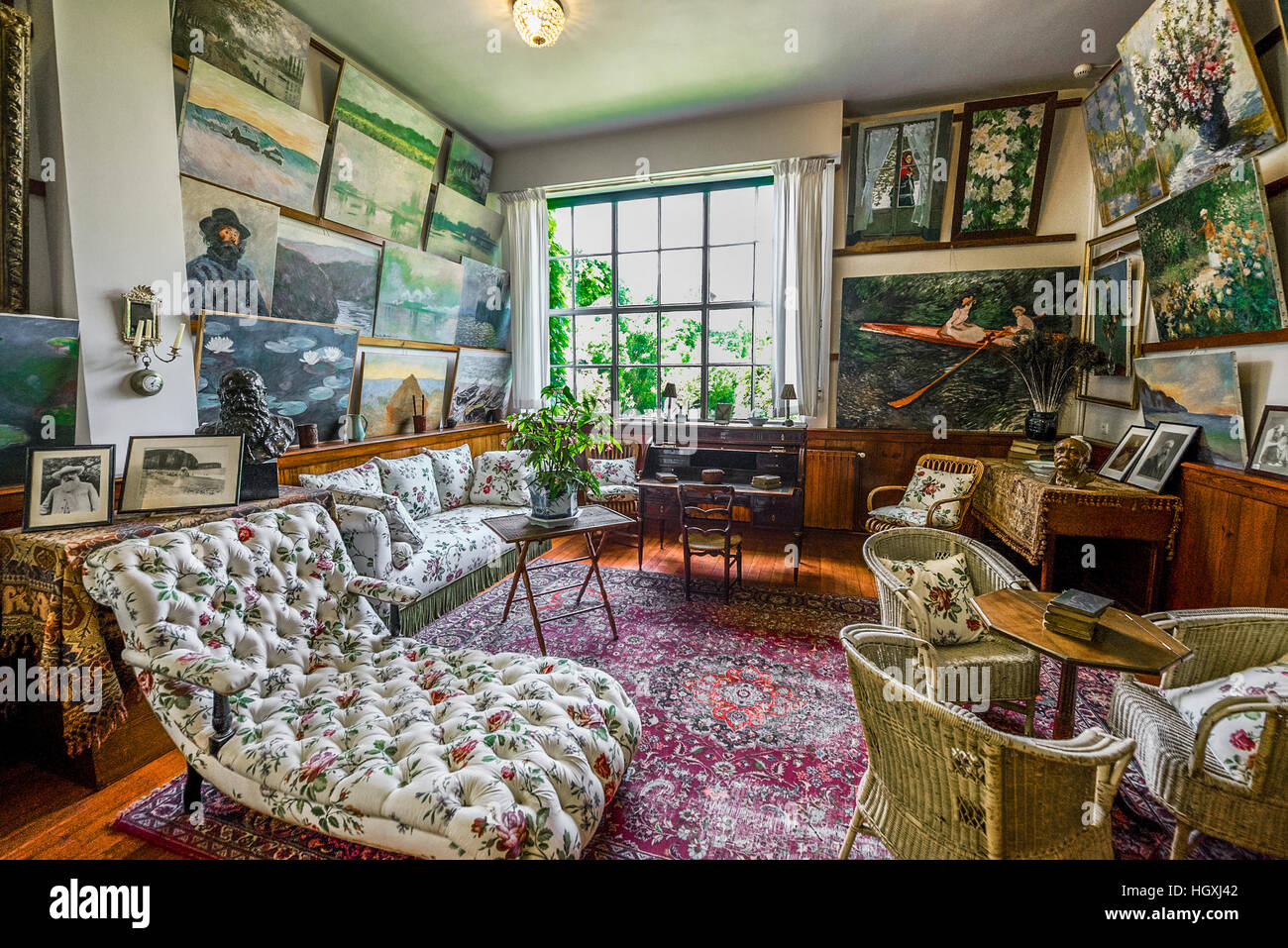 In the house of Claude Monet Stock Photo - Alamy
