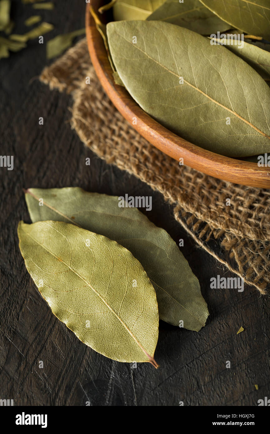 Bay leaves background hi-res stock photography and images - Alamy