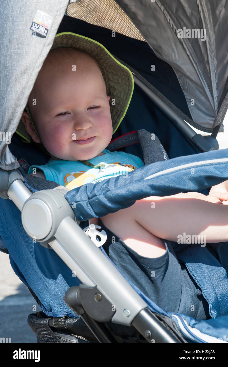 Toddler in a stroller Stock Photo - Alamy
