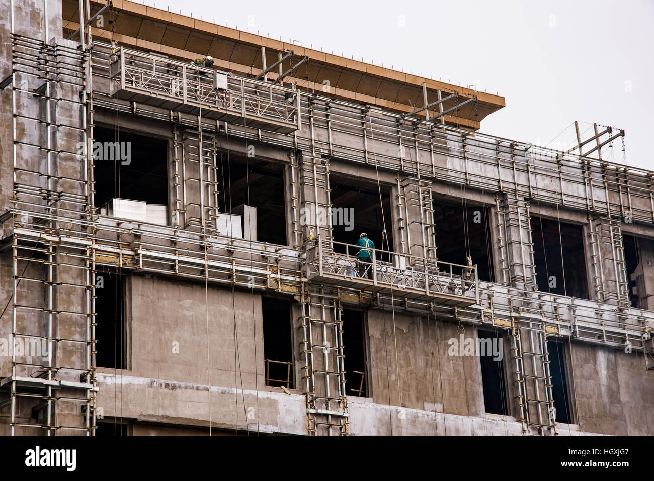 building under construction in China Stock Photo - Alamy