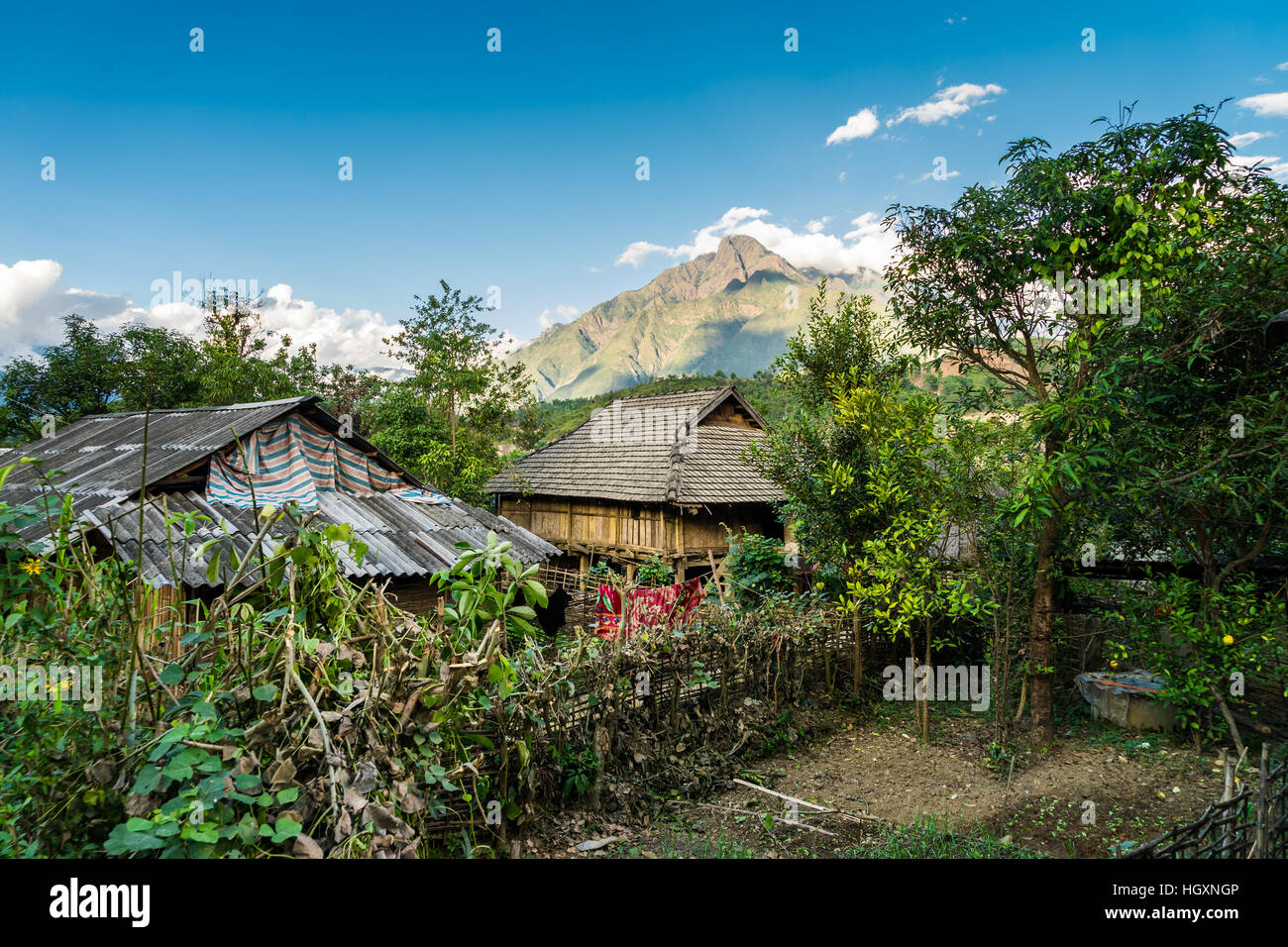 Simple backyard traditional village hi-res stock photography and images ...