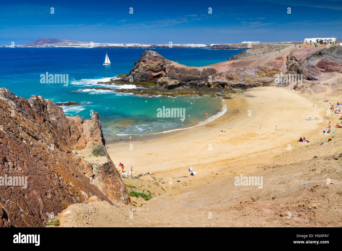 Beach. Los Ajaches Natural Monument. Lanzarote. Atlantic Ocean. Canary ...