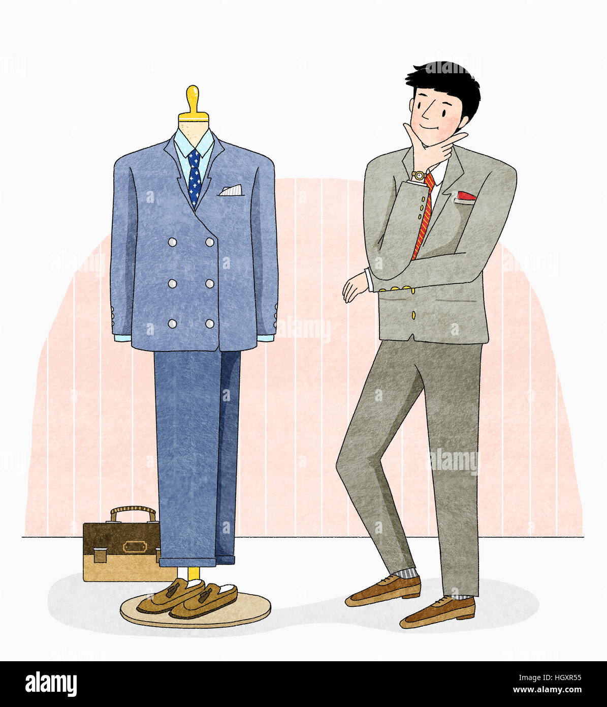 Fashion grooming trend Cut Out Stock Images & Pictures - Alamy