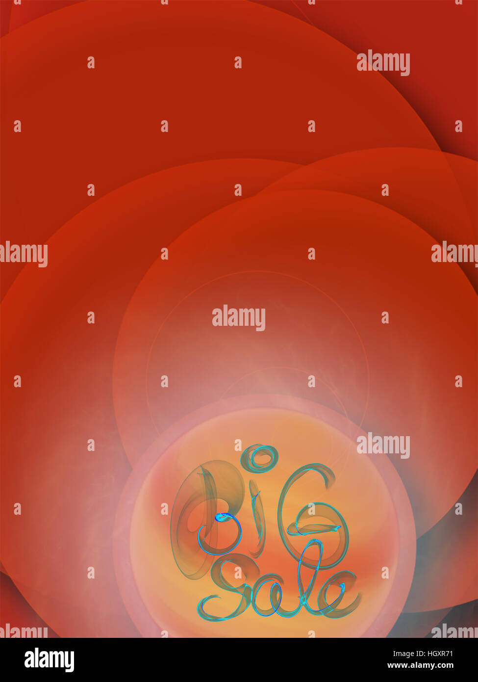 Big sale lettering written with smoke or flame on red abstract ...