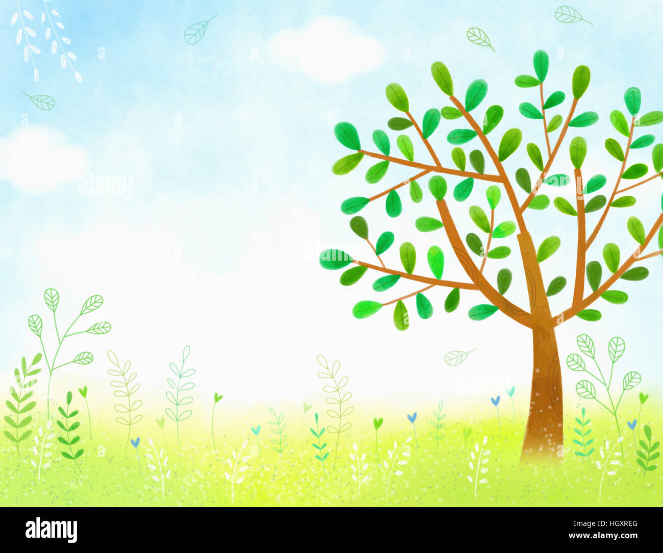 Background of summer Stock Photo - Alamy