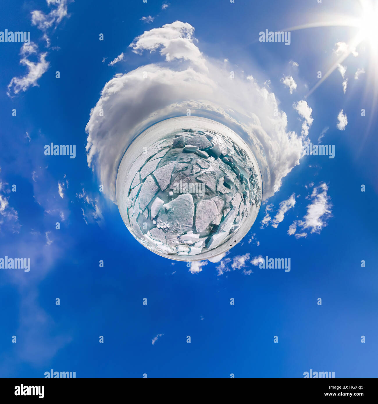 Polar stereographic projection hi-res stock photography and images - Alamy