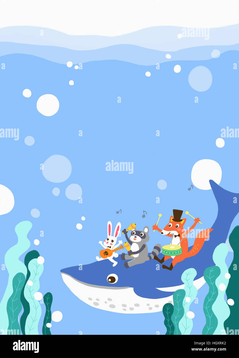 Animals playing instruments Stock Photo - Alamy