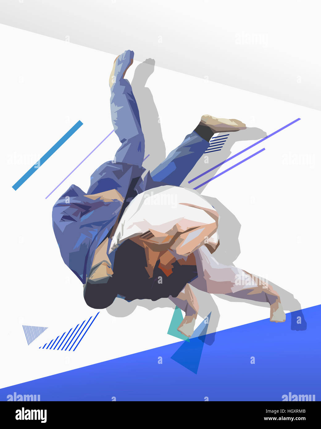 Judo players hi-res stock photography and images - Alamy