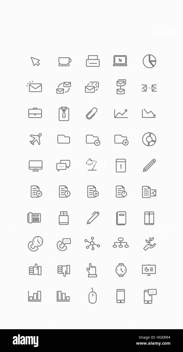 Business people icons Black and White Stock Photos & Images - Alamy