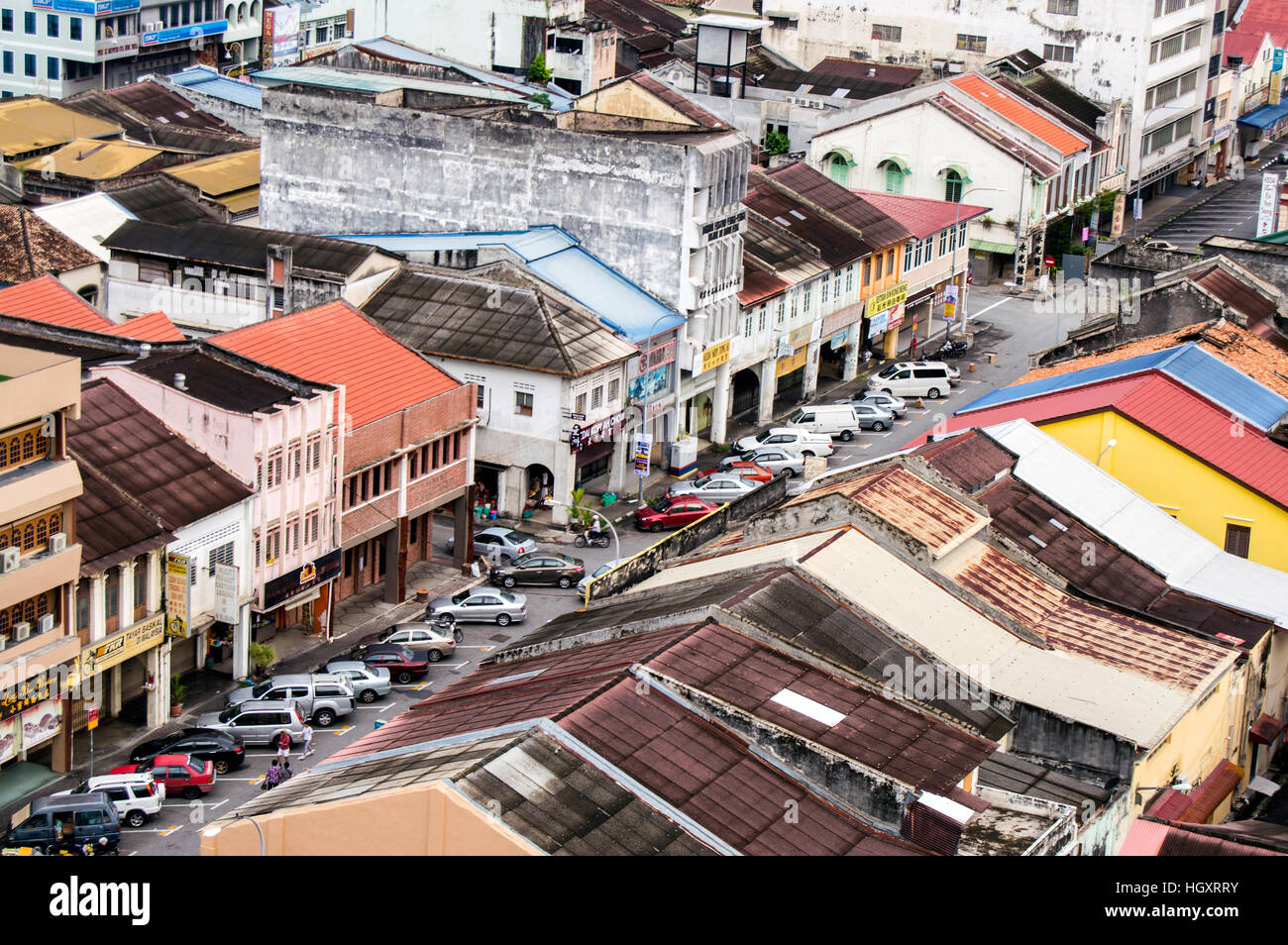 Aerial view of ipoh old town hi-res stock photography and images - Alamy
