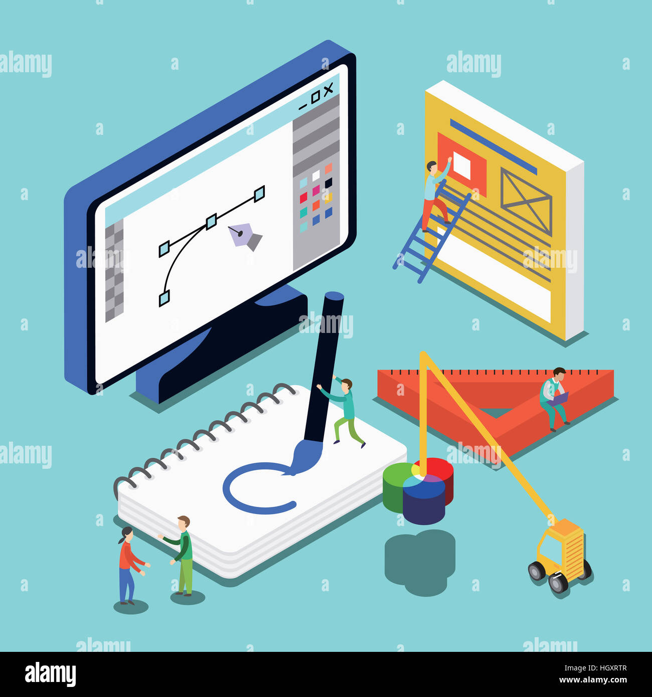 Illustration related to design Stock Photo - Alamy
