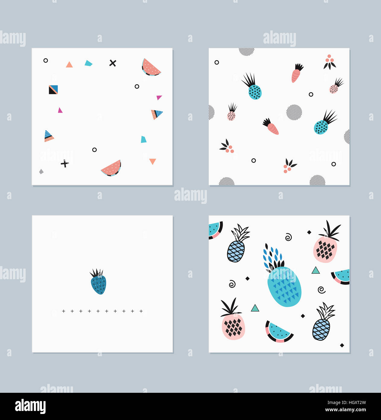 Various patterns for cards Stock Photo - Alamy