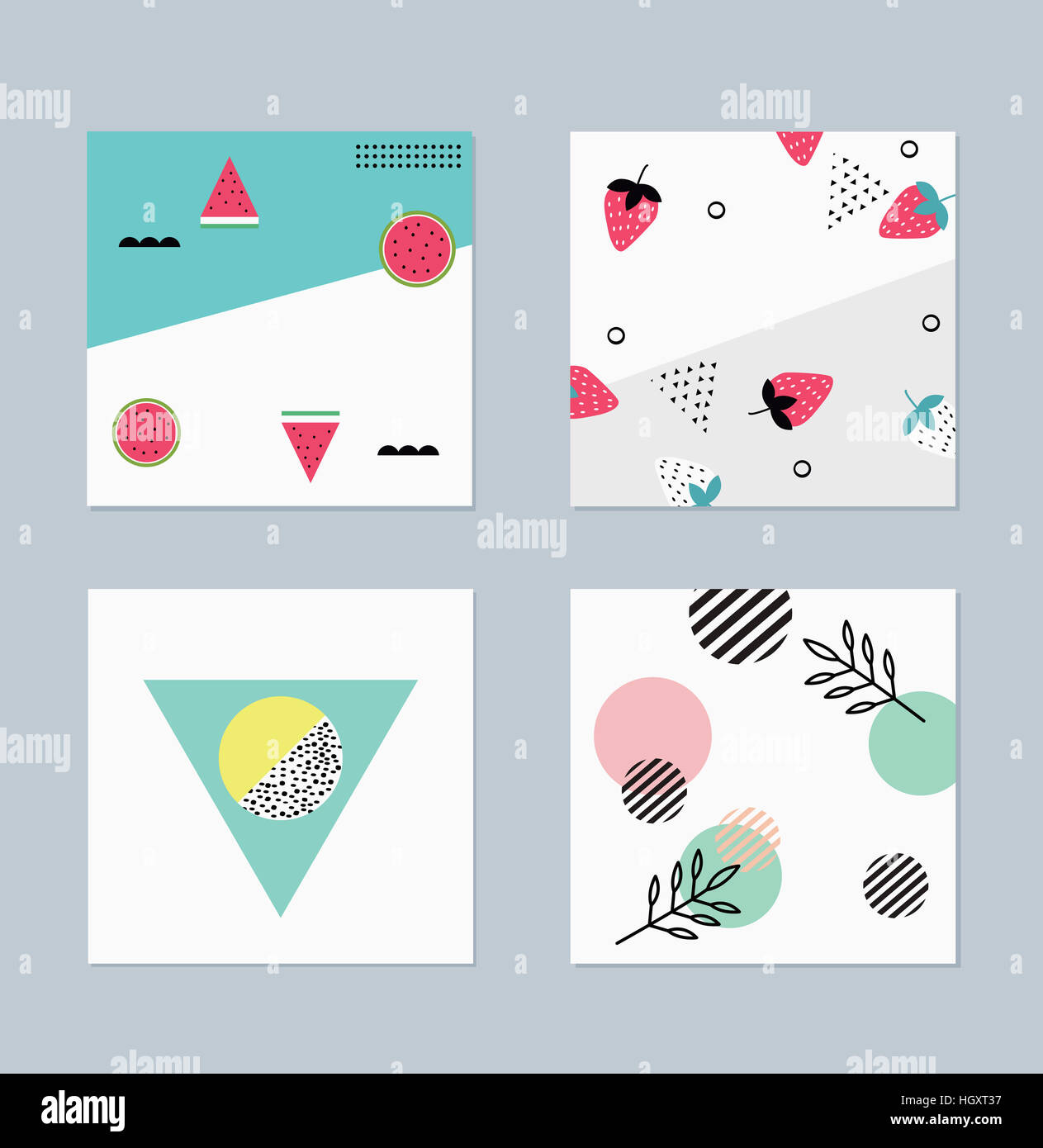 Various patterns for cards Stock Photo - Alamy