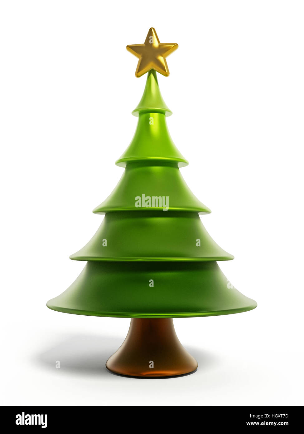 Set tree isolated illustration Cut Out Stock Images & Pictures - Alamy