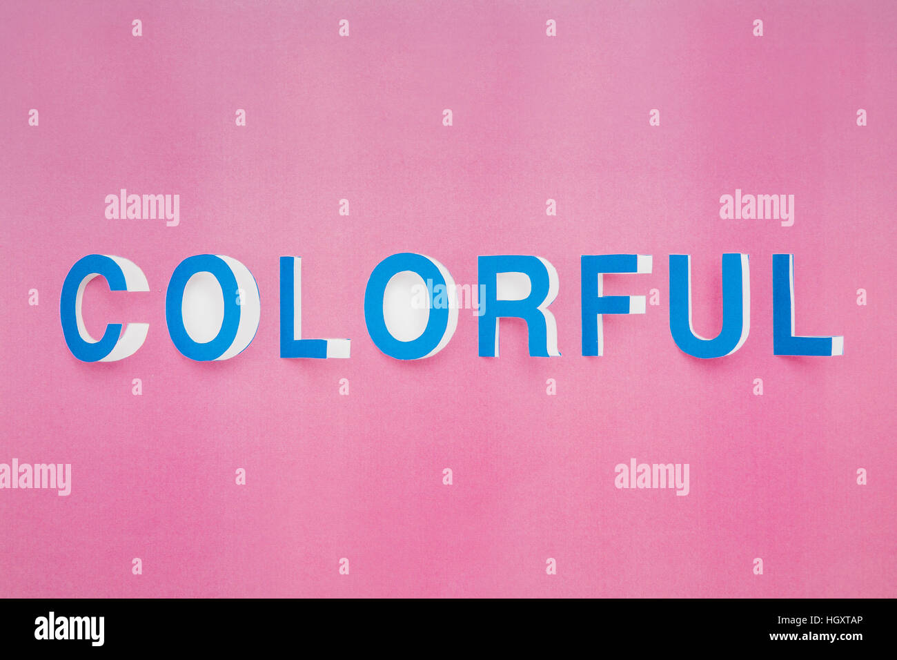 Blue letters hi-res stock photography and images - Alamy