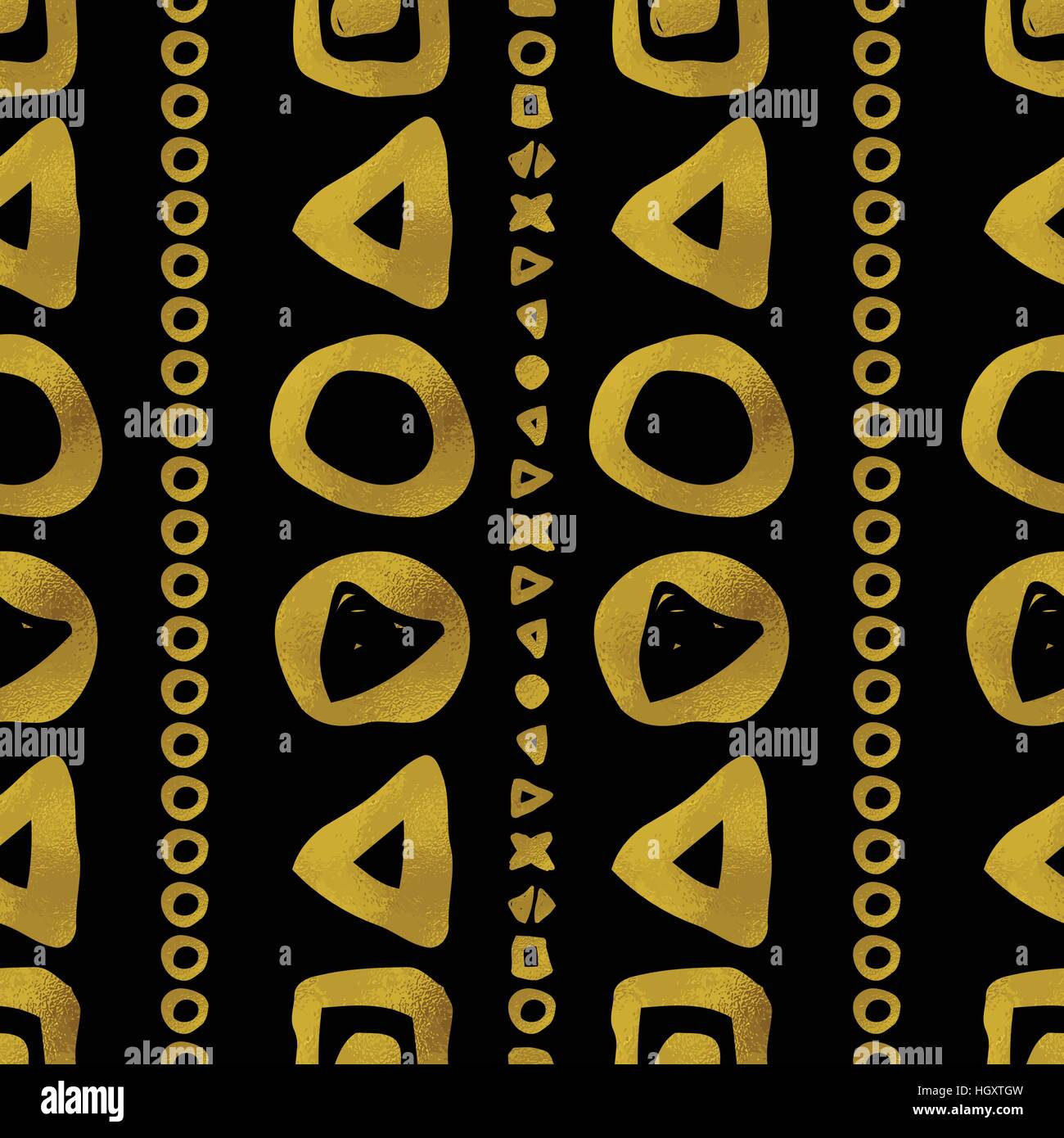 Geometric black and gold seamless pattern Stock Vector Image & Art - Alamy