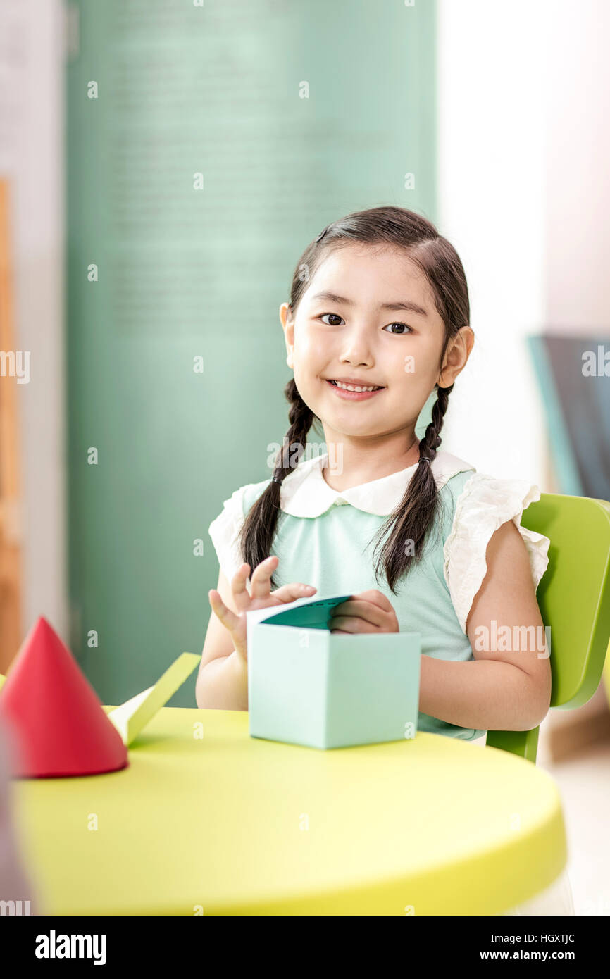 Kindergarten girl hi-res stock photography and images - Alamy