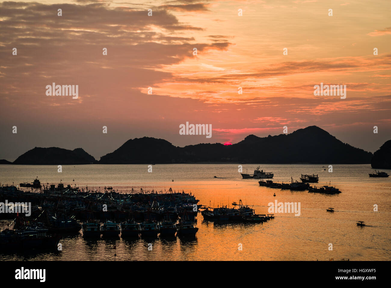The wonderful Halong Bay, Unesco world heritage in Vietnam Stock Photo ...