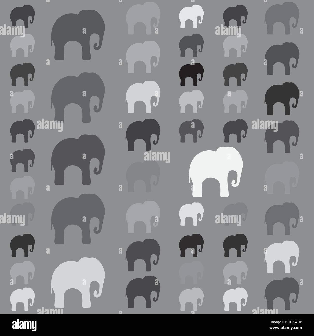 Seamless pattern. Texture with colorful elephants. Can be used for ...