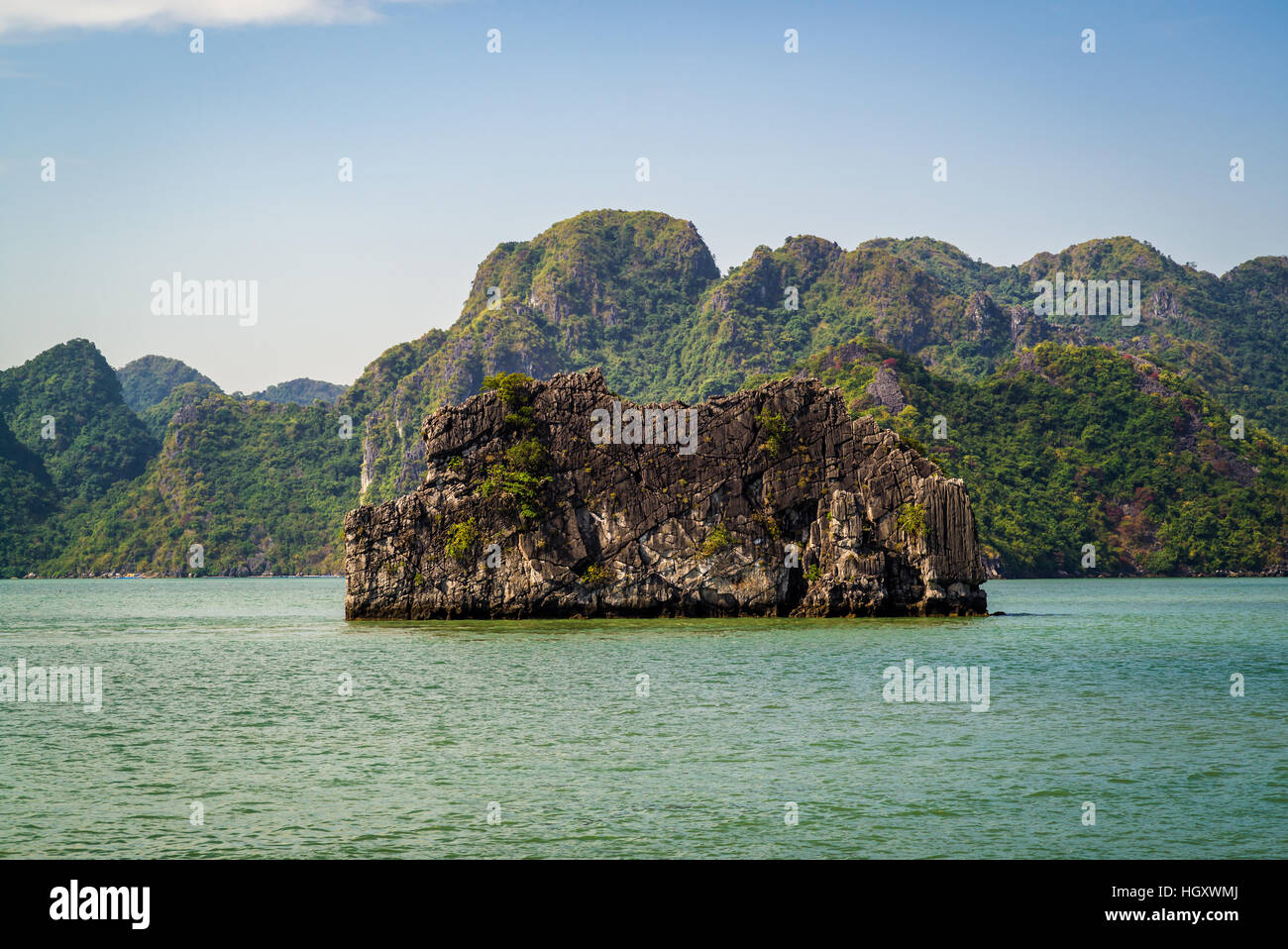 The wonderful Halong Bay, Unesco world heritage in Vietnam Stock Photo ...