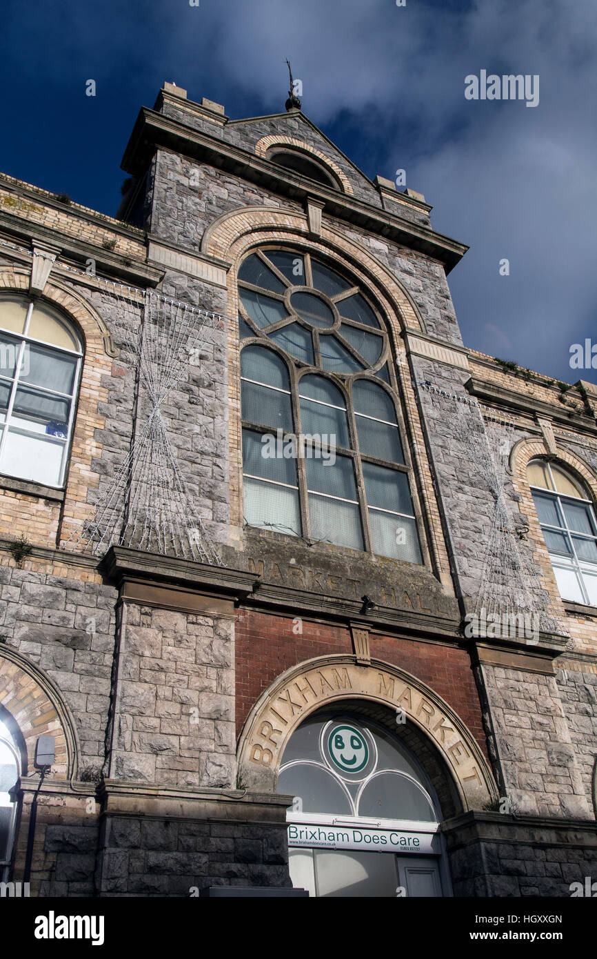 brixham market,Brixham Pannier Market Stock Photo - Alamy