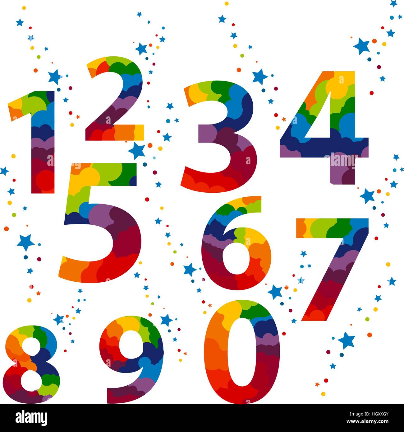 Intersection number Stock Vector Images - Alamy