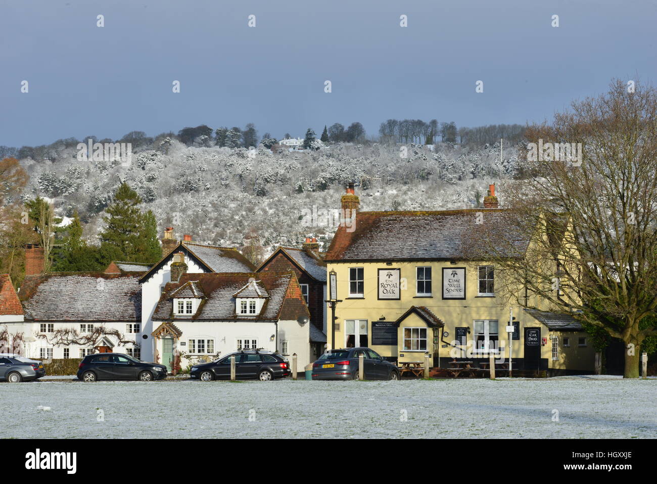 English Villages In Winter