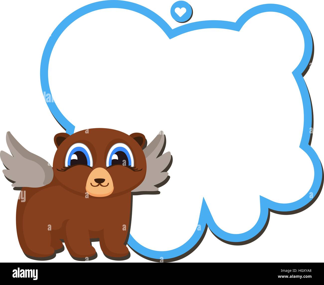 Angel cartoon birthday card hi-res stock photography and images - Alamy