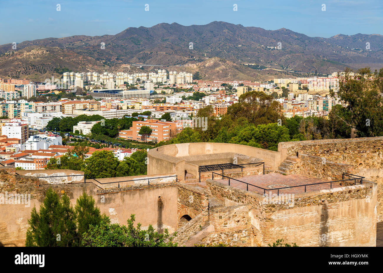 Castle of gibralfaro hi-res stock photography and images - Alamy