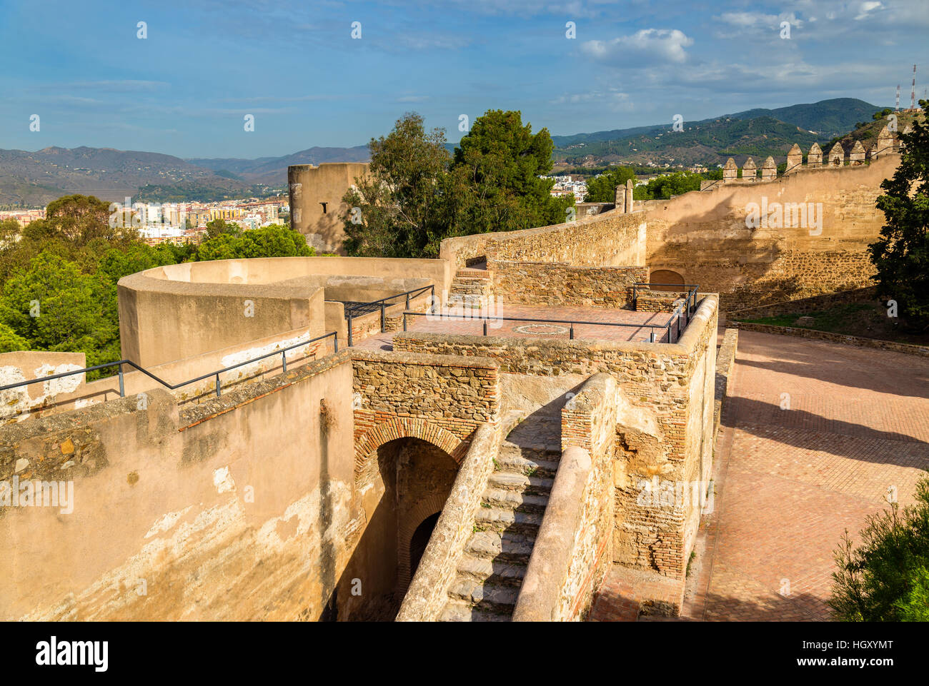 Alcazaba gibralfaro castle hi-res stock photography and images - Alamy