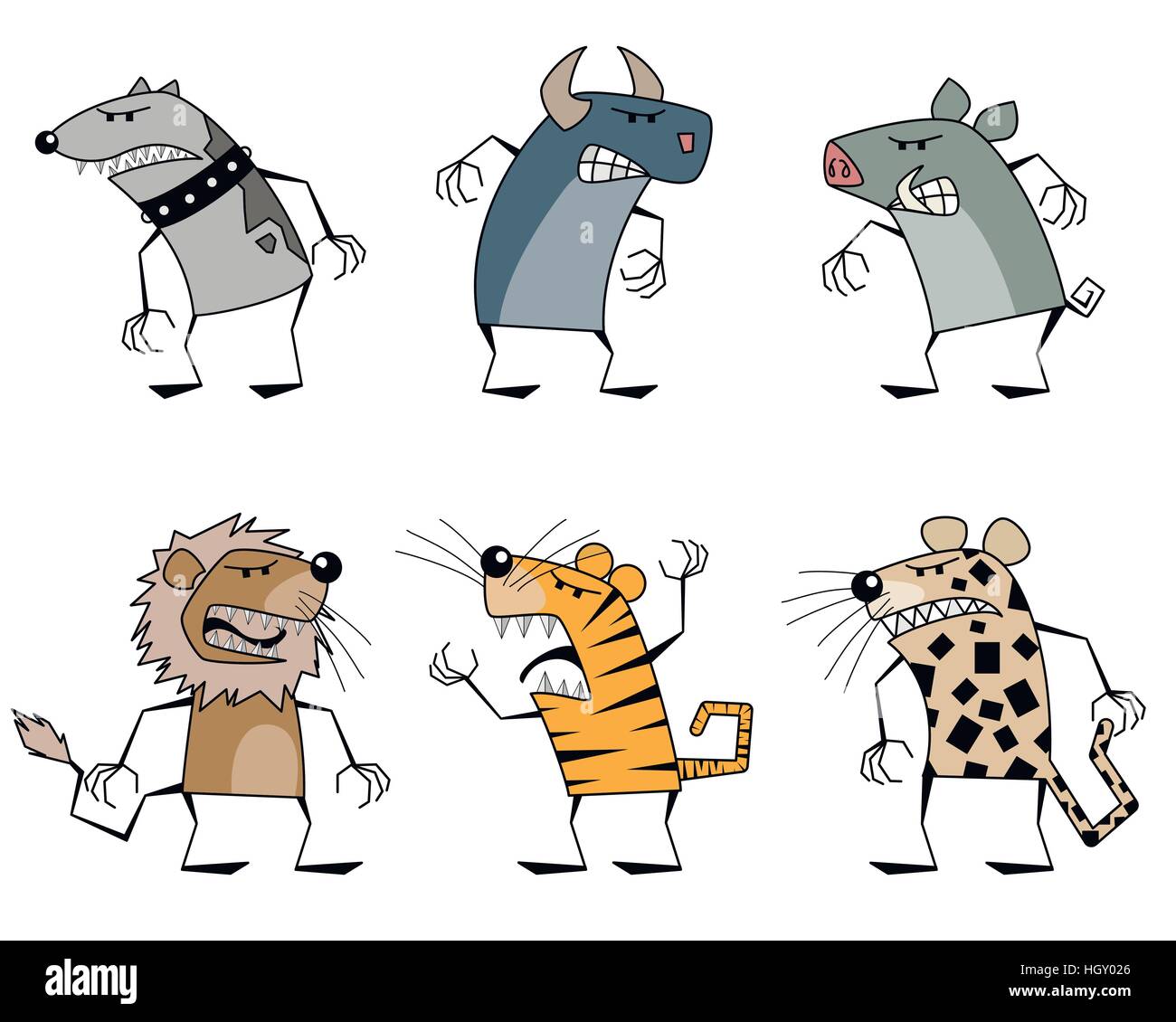 Cartoon panther hi-res stock photography and images - Alamy