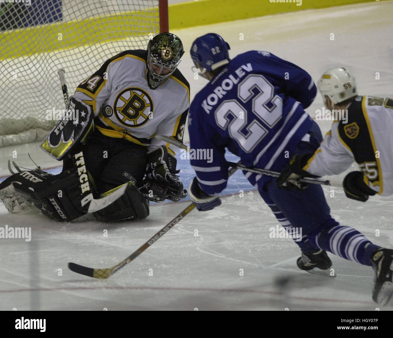Boston bruins byron dafoe hi-res stock photography and images - Alamy
