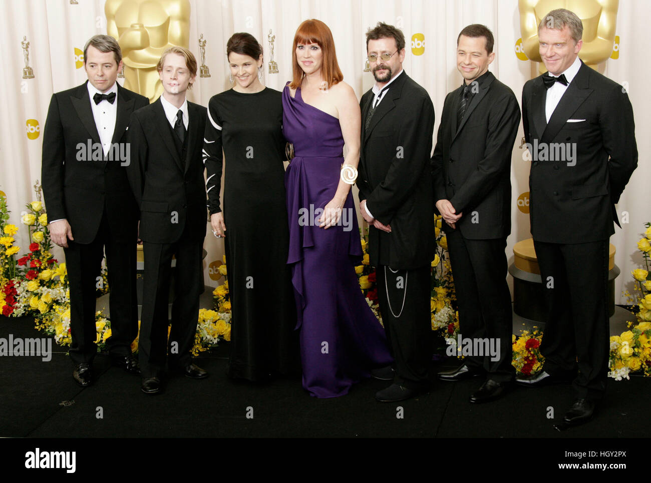 Actors (L-R) Matthew Broderick, Macaulay Culkin, Ally Sheedy, Molly ...