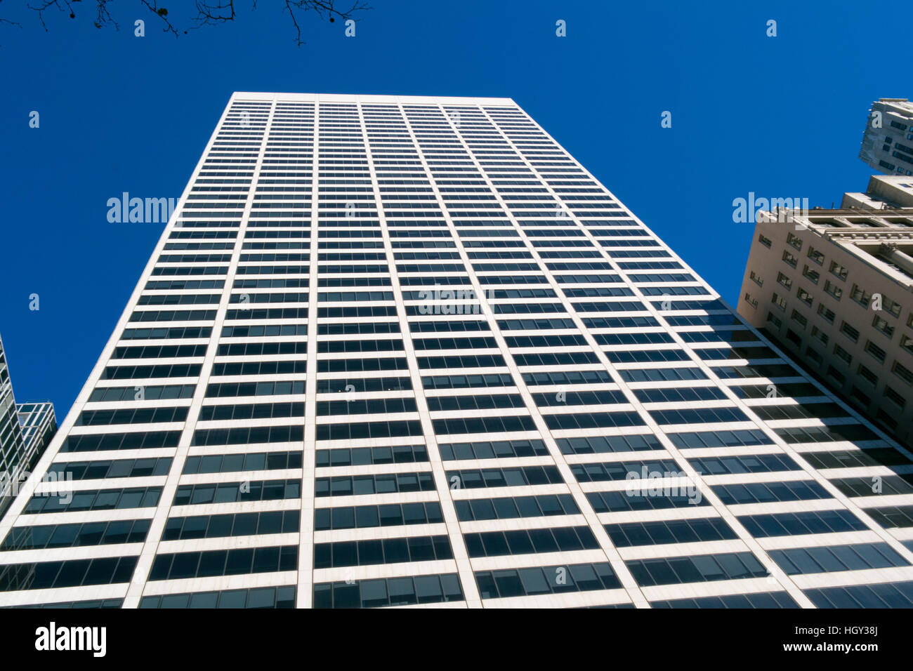 Beautiful Buildings in Manhattan, New York, bottom view for wallpapers ...