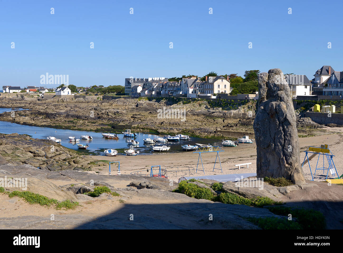 Port of Batz-sur-Mer in France Stock Photo - Alamy