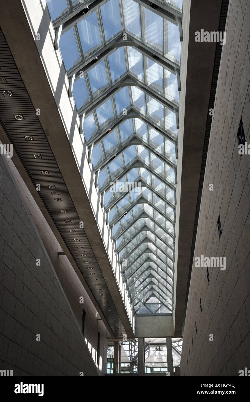 Skylights of the Hallway to the Great Hall atrium of the National ...