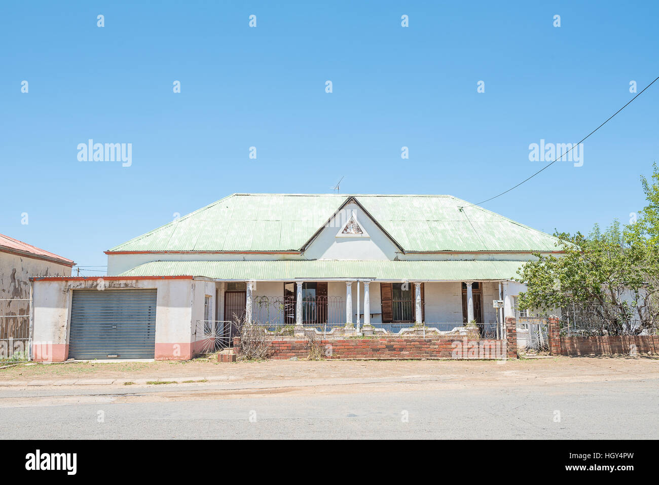 FAURESMITH, SOUTH AFRICA - DECEMBER 31, 2016: A typical old house in ...