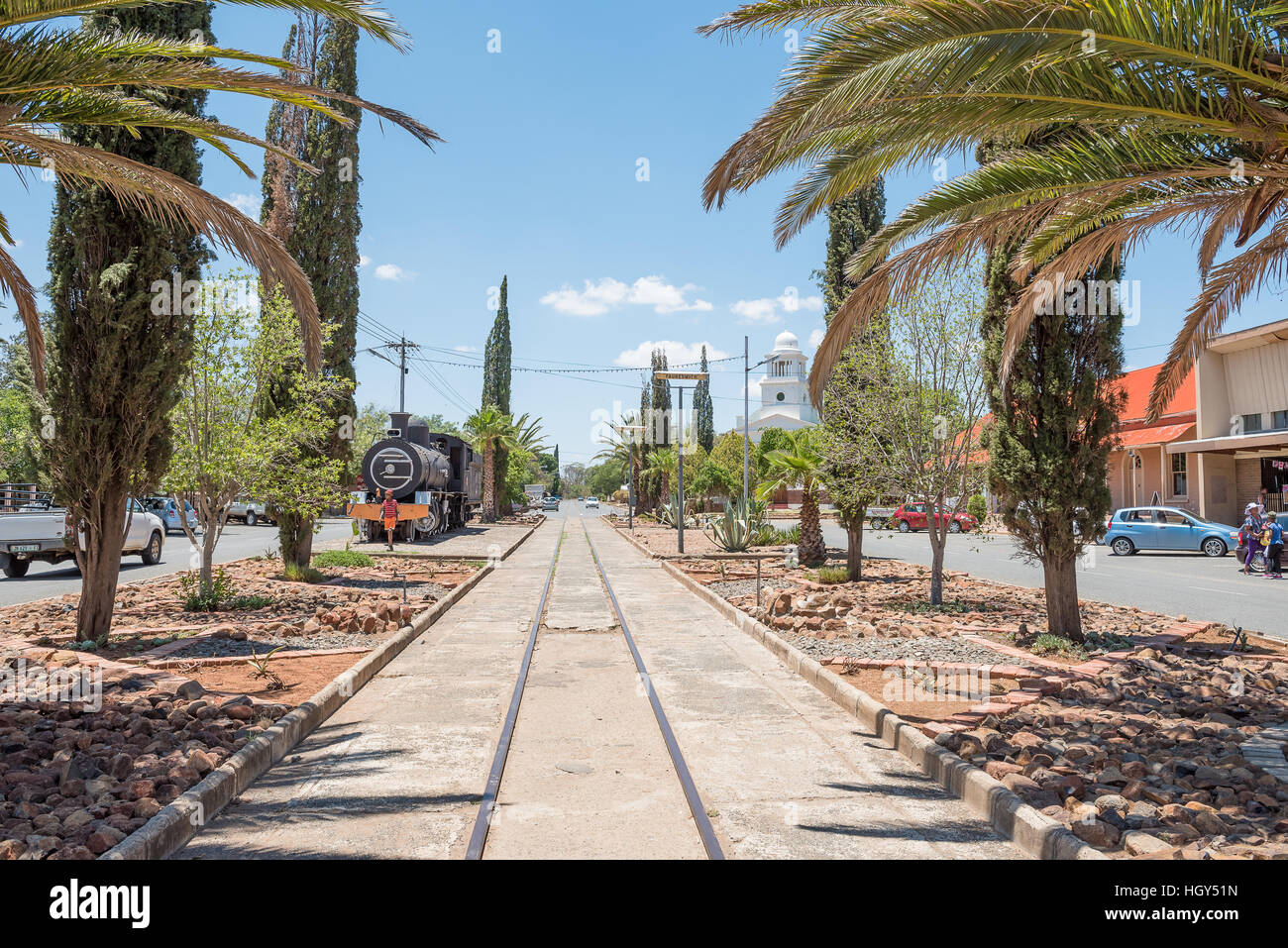 FAURESMITH, SOUTH AFRICA - DECEMBER 31, 2016: Fauresmith is one of only ...
