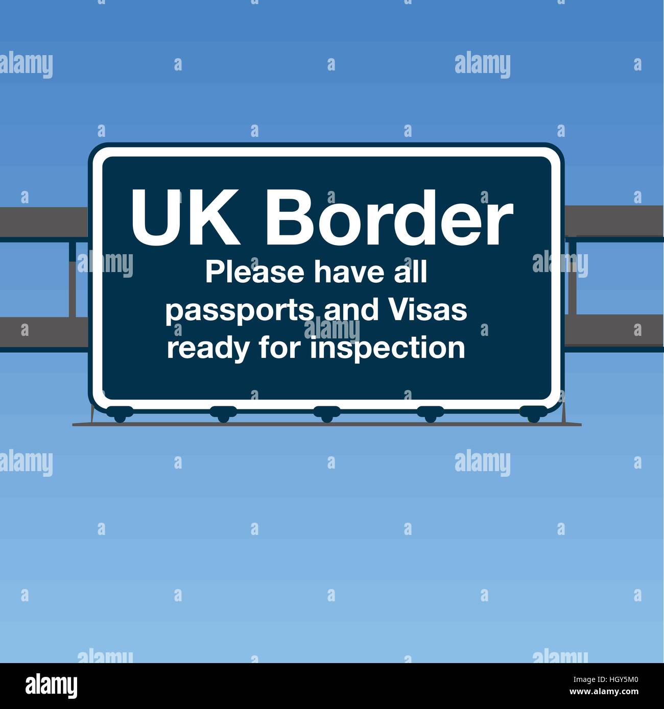 Control of uk borders Stock Vector Images - Alamy