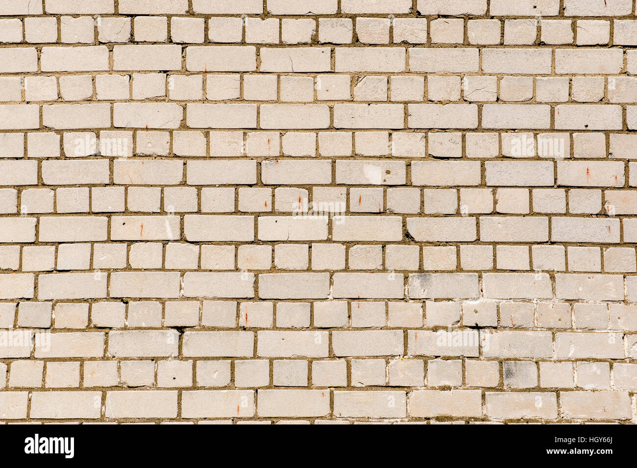 white brick wall texture in well lit sunlight Stock Photo - Alamy