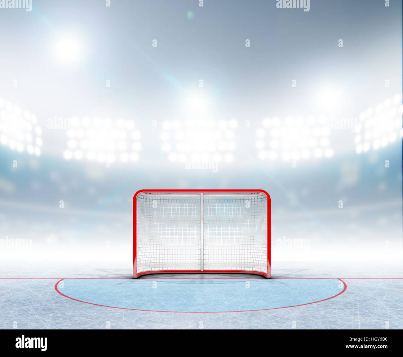Ice hockey goal hi-res stock photography and images - Alamy