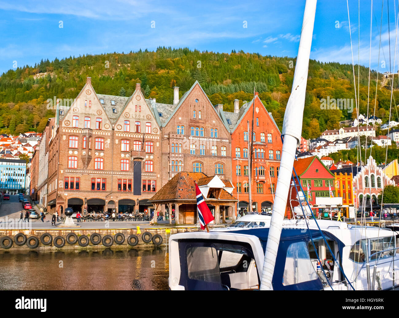 Bryggen hanseatic wharf unesco hi-res stock photography and images - Alamy