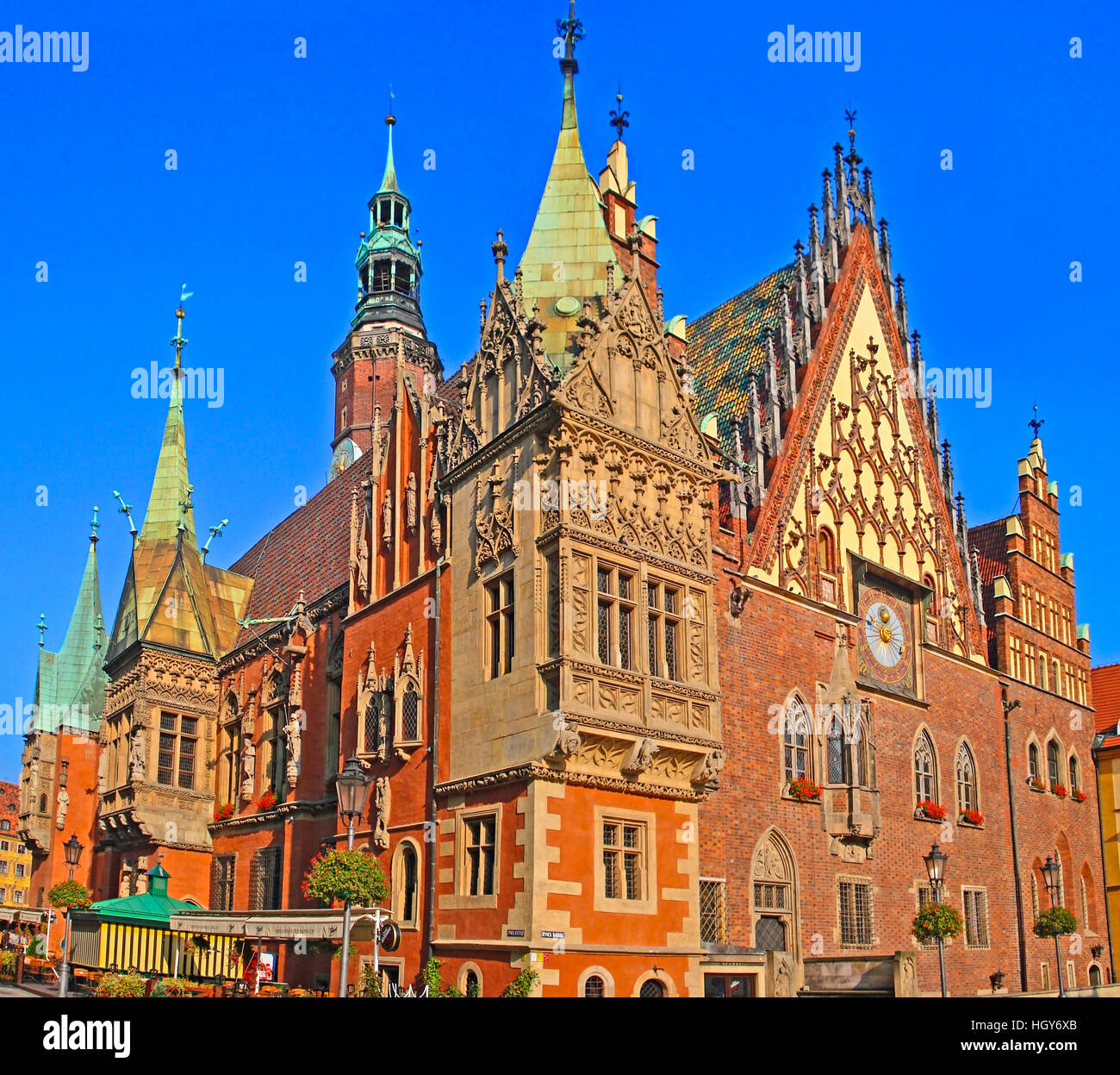 The Old Town Hall (Stary Ratusz) is famous for its scenic towers ...