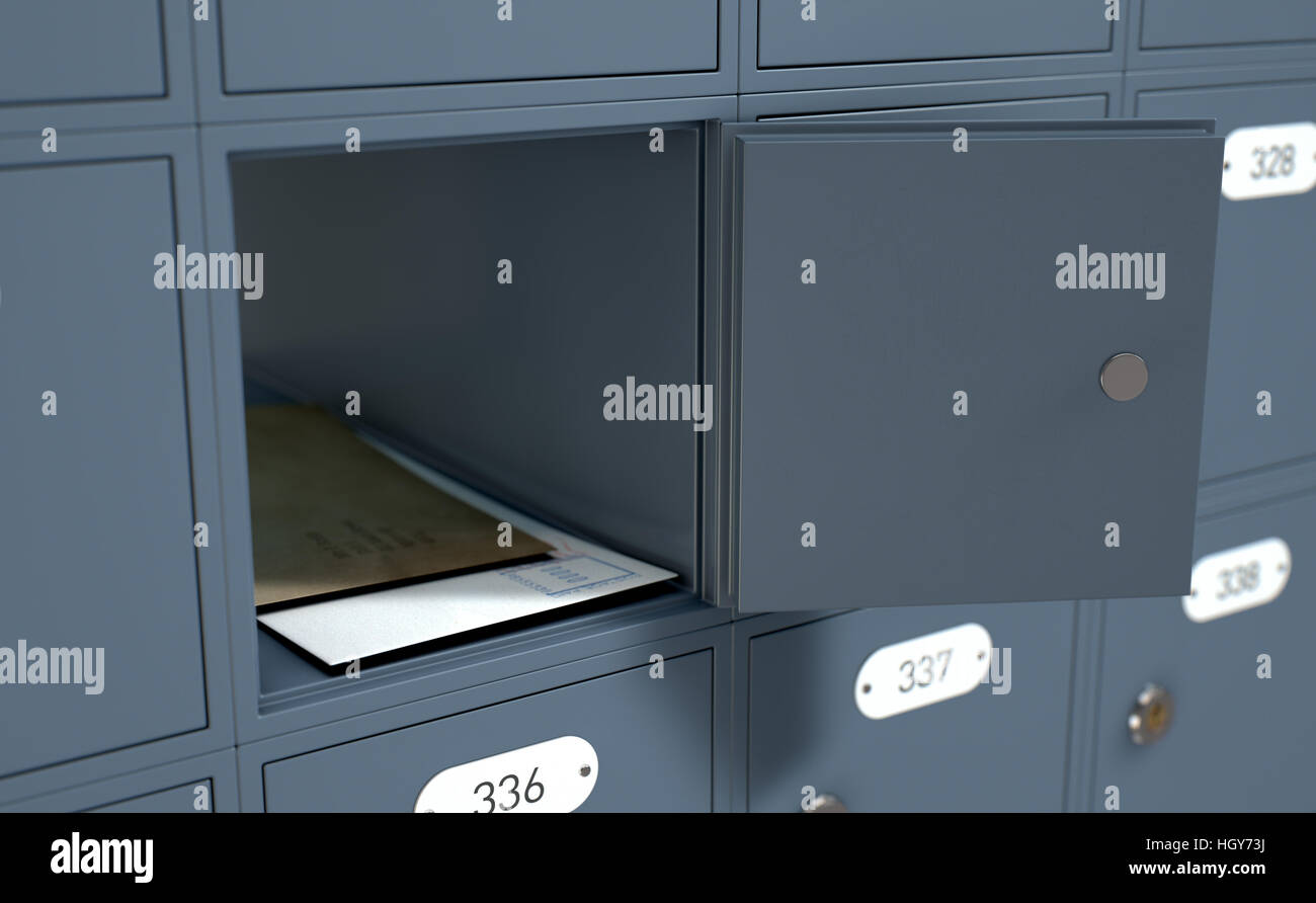 Inside a post office hi-res stock photography and images - Alamy