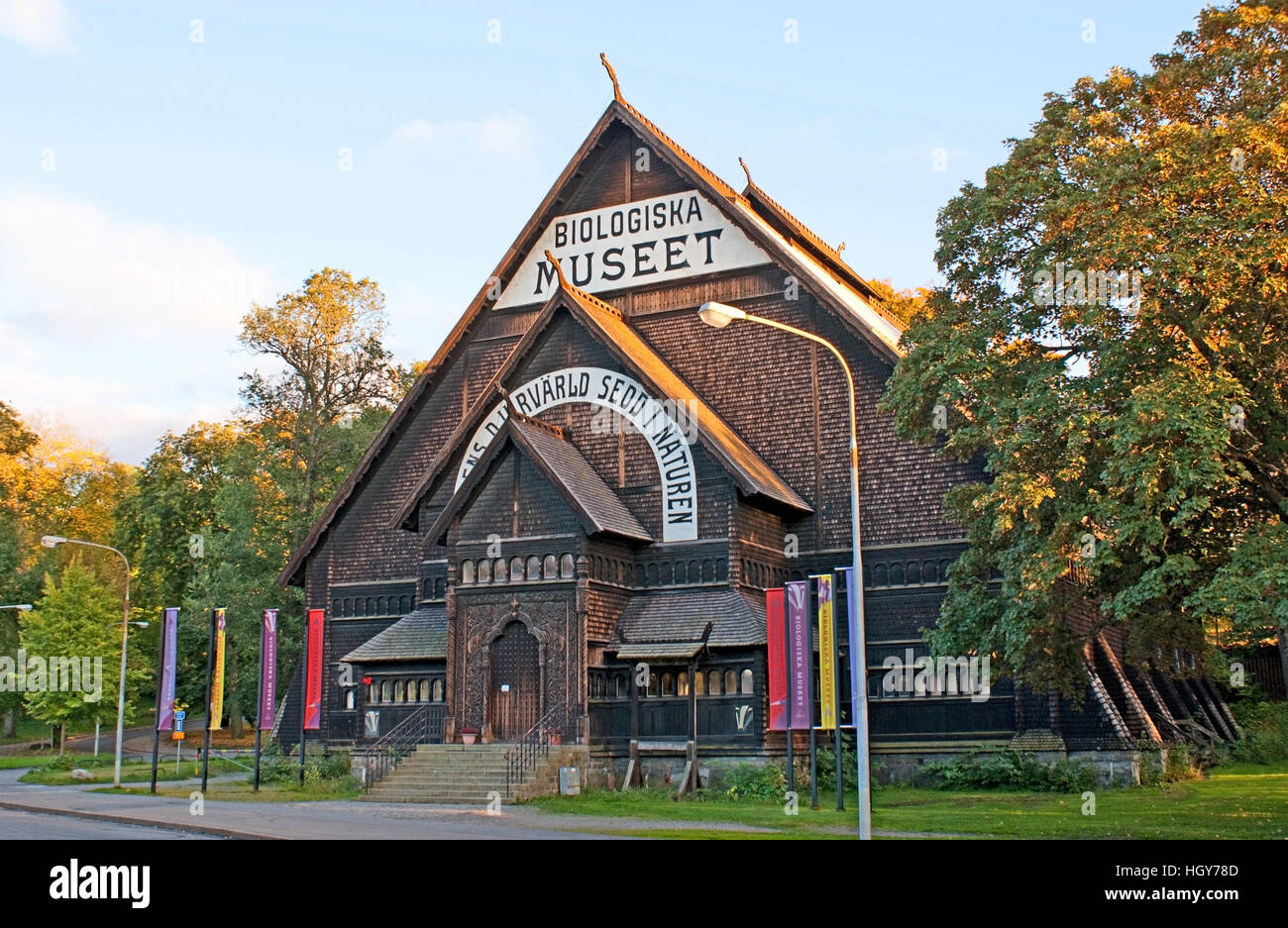 The wooden exterior style of Biology Museum was inspired by medieval ...