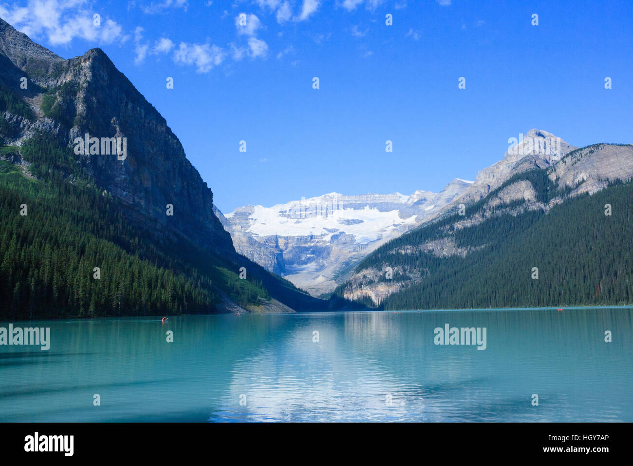 Glacial lake in Banff National Park, Alberta, Canada Stock Photo - Alamy
