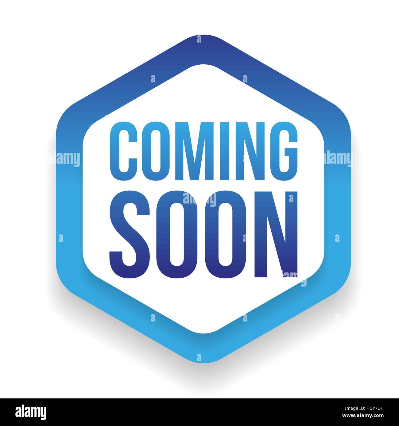 Coming Soon blue ribbon vector Stock Vector Image & Art - Alamy