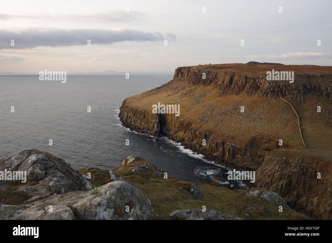 Cliffs near Neist Point, Isle of Skye Stock Photo - Alamy